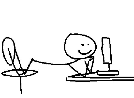 Stick Figure Computer Meme