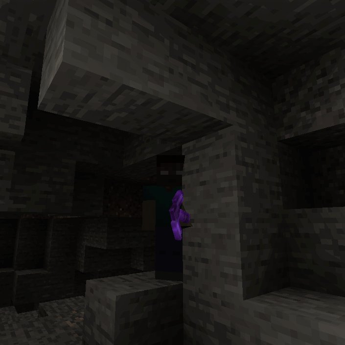 Minecraft Herobrine Cave