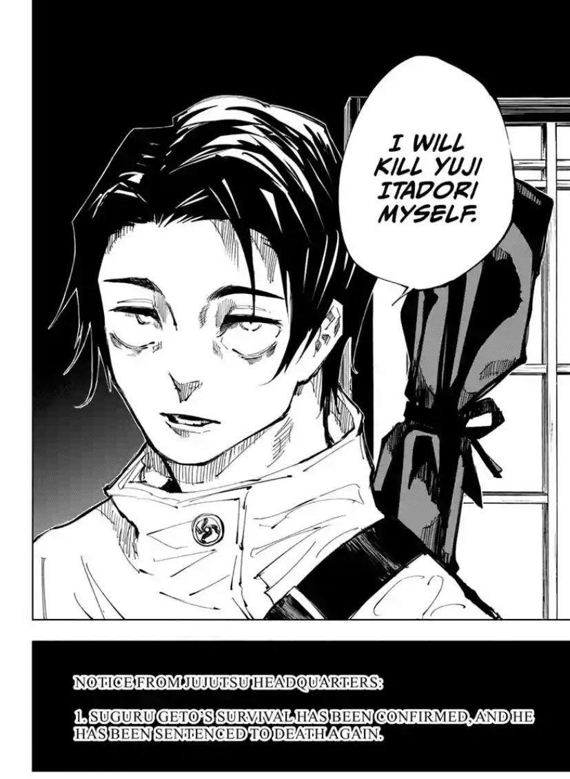 「jjk chapter 136 summary (1/2) 」JUJUTSU KAISEN SUPREMACYの漫画