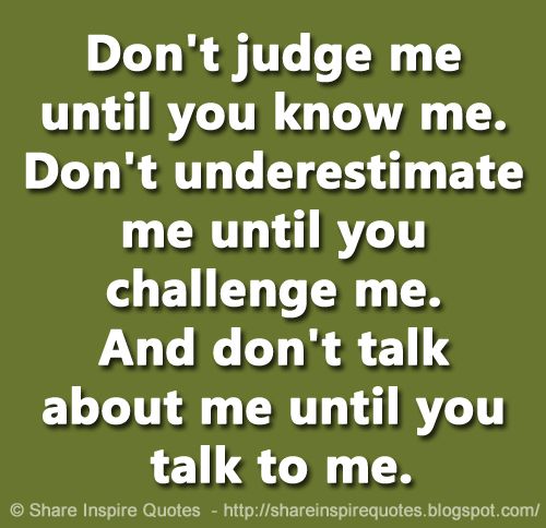 Underestimate Me Quotes