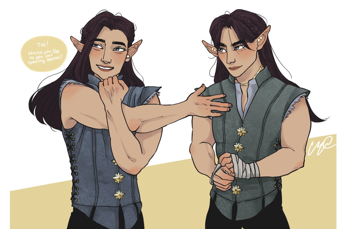 Elladan And Elrohir And Arwen