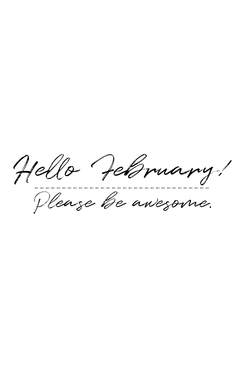 Hello February Tumblr