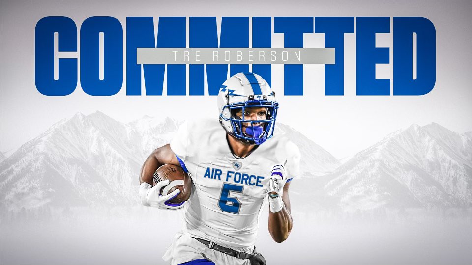 2021 3* WR Tre Roberson commits to Air Force : r/CFB