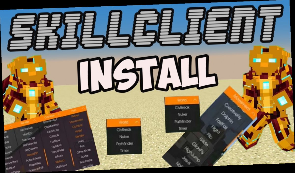 how to download skillclient for minecraft / Twitter