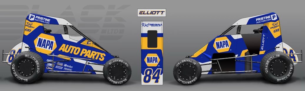 Semi Ot Chase Elliott Will Be Racing The 84 Midget Owned By Chad Boat At Bubba Raceway Park