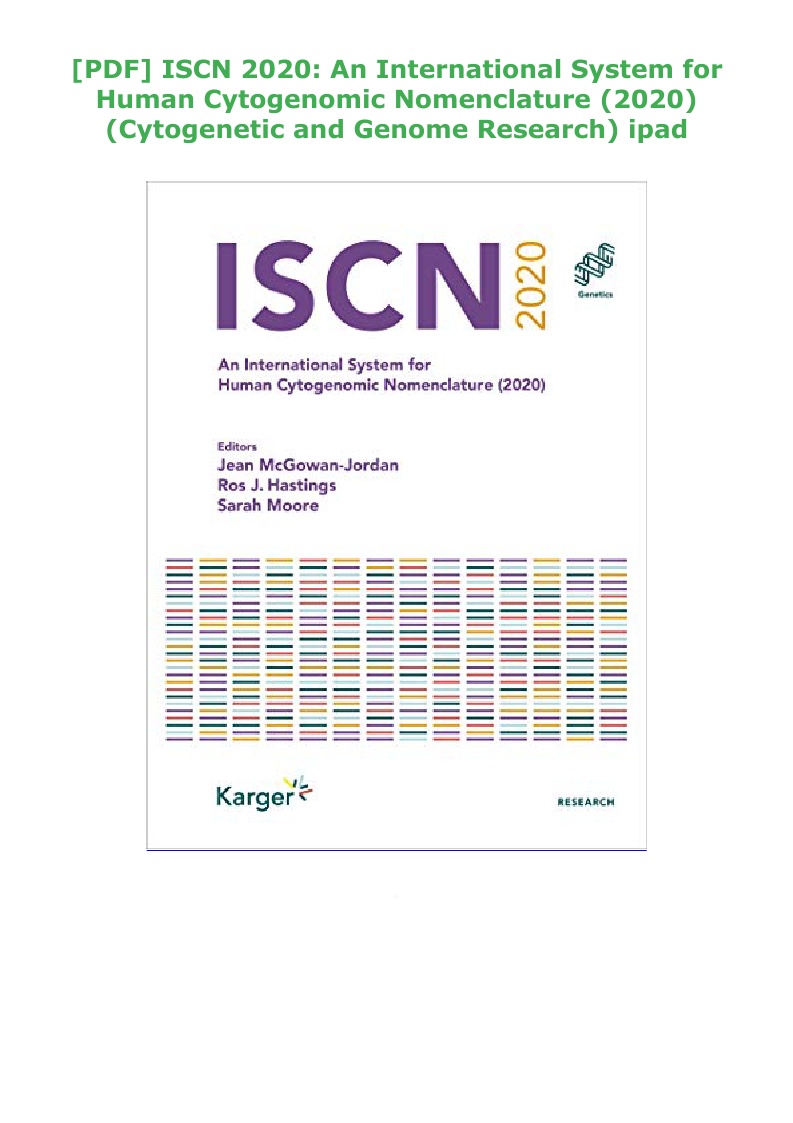 [PDF] ISCN 2020: An International System for Human / Twitter