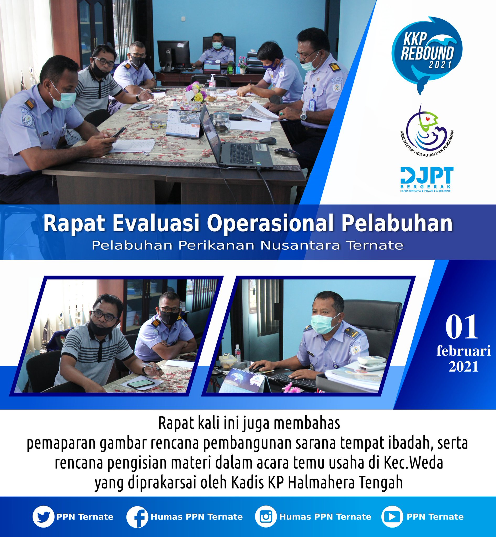 Pelabuhan Perikanan Nusantara Ternate on Twitter: "Kepala PPN Ternate memimpin Rapat evaluasi ...
