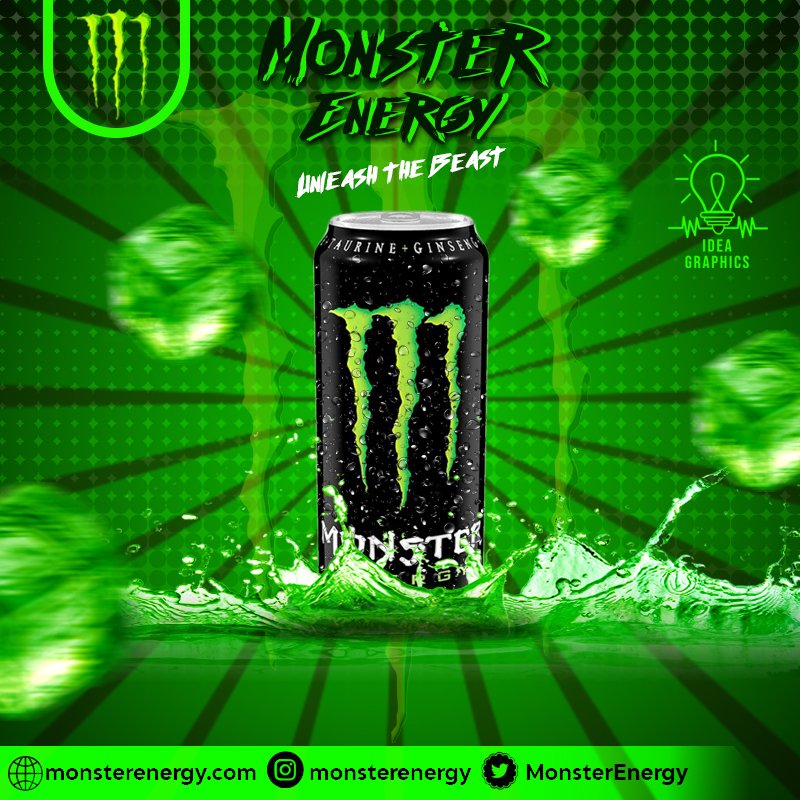 Monster Energy Drink Poster