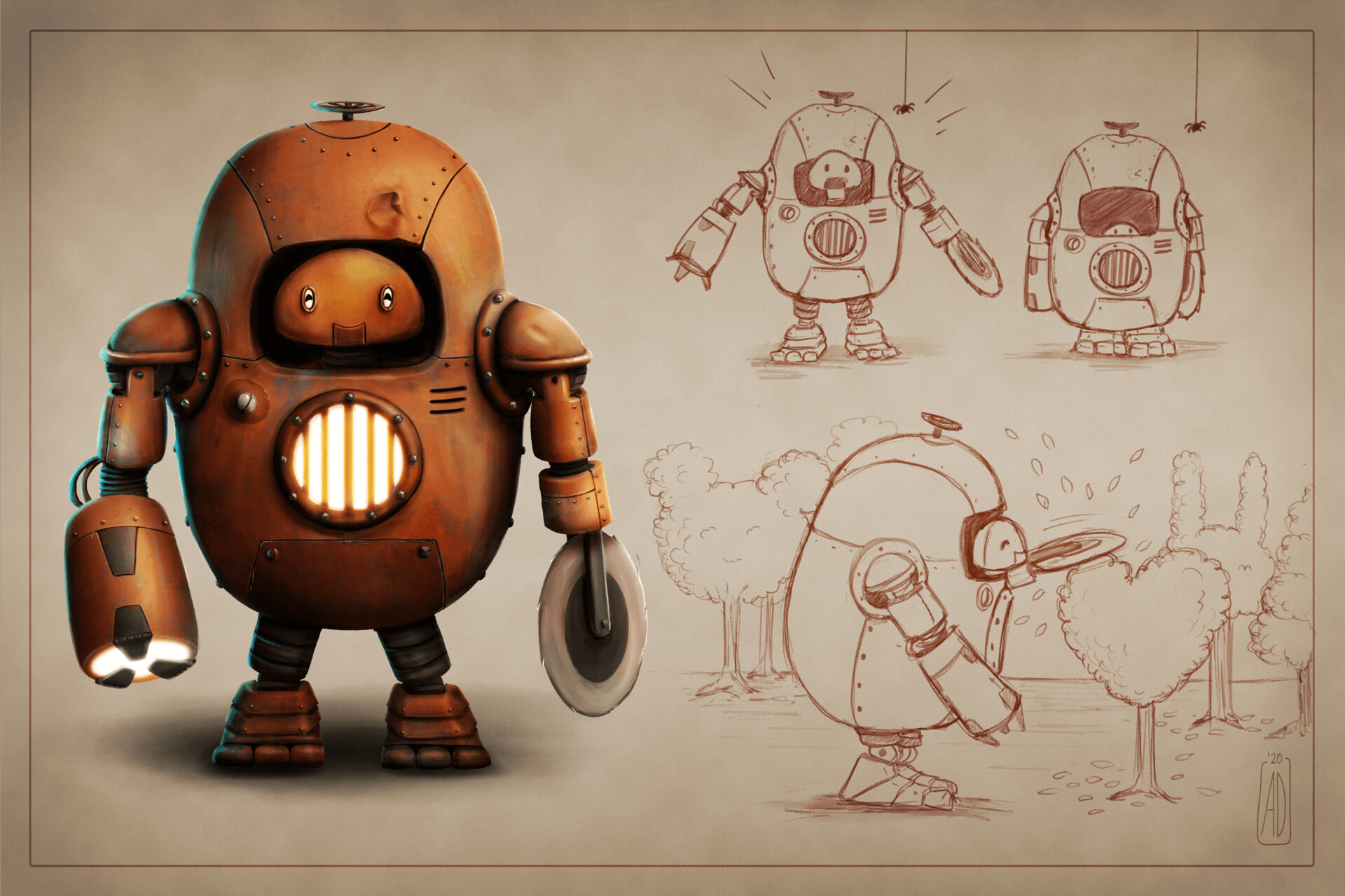 War Robot Concept Art