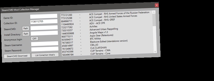 download mod collection steamcmd / Twitter