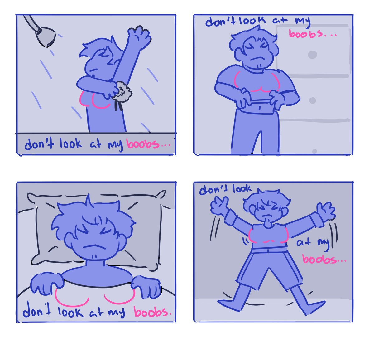 「the struggles of a trans man. (vent comic?) i have learne」Chrisの漫画