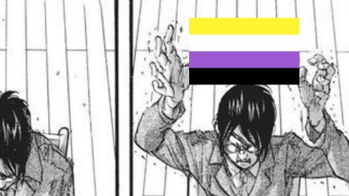 「reminder to use they/them more for hange !! 」daily non-binary hangeの漫画