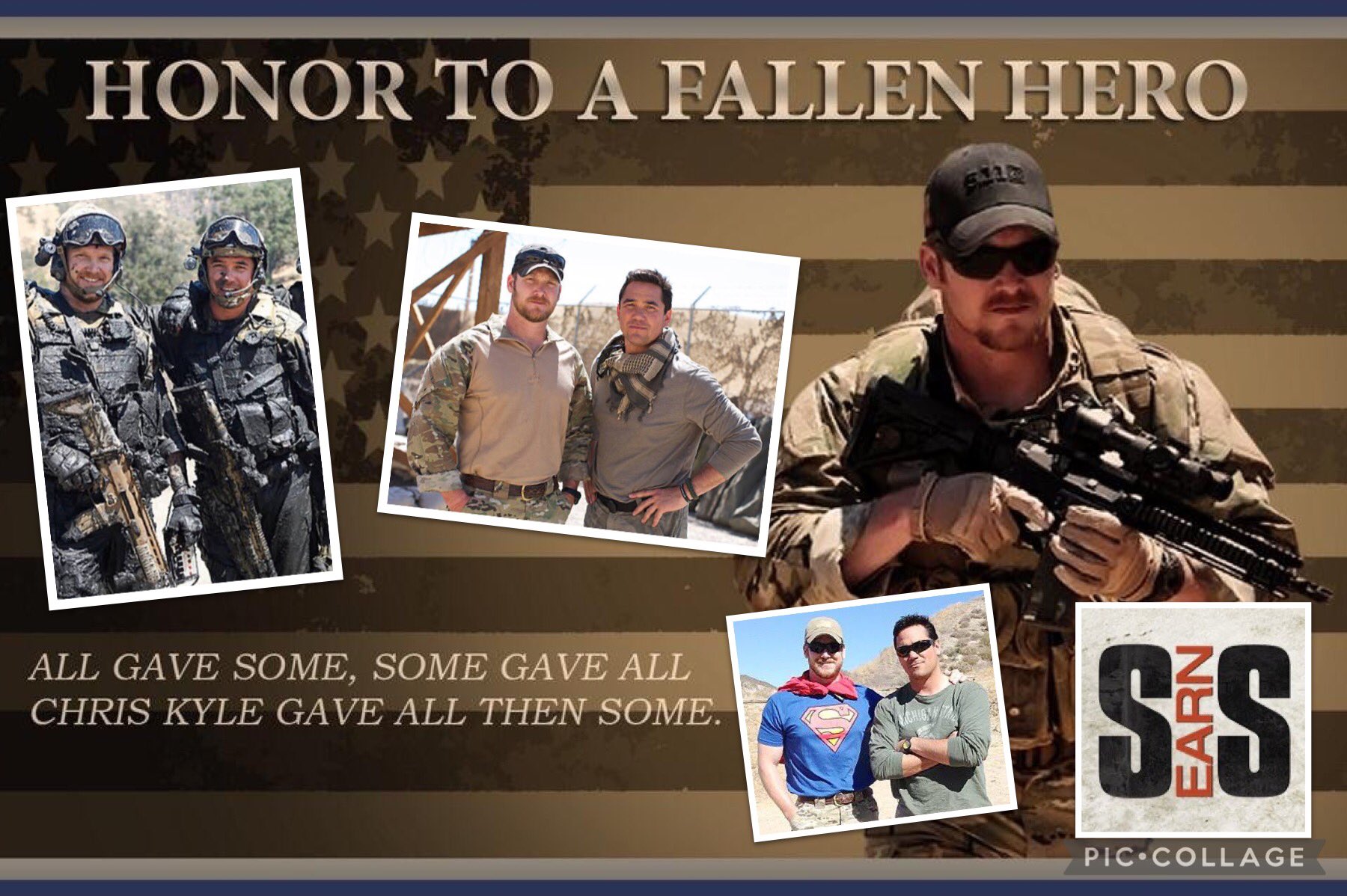 Chris Kyle Stars Earn Stripes