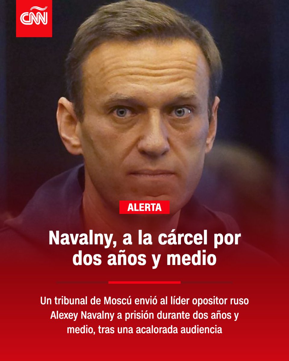 Navalny Irá A Prisión Durante Dos Años Y Medio Durante La Audiencia