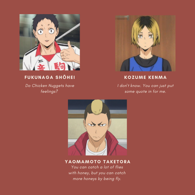 Nekoma Quotes Haikyuu Nekoma Posters For Sale | Redbubble