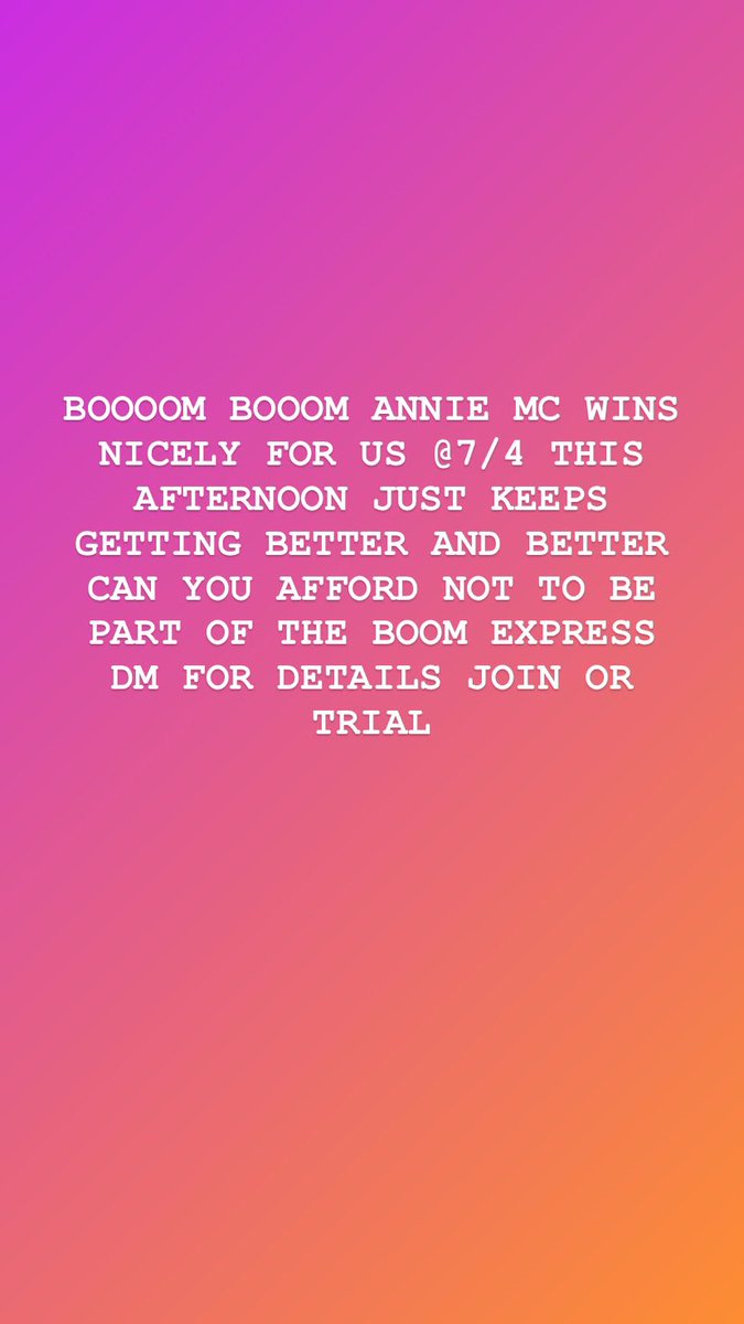 @BoomExpress (@viphorseracing1) | Twitter