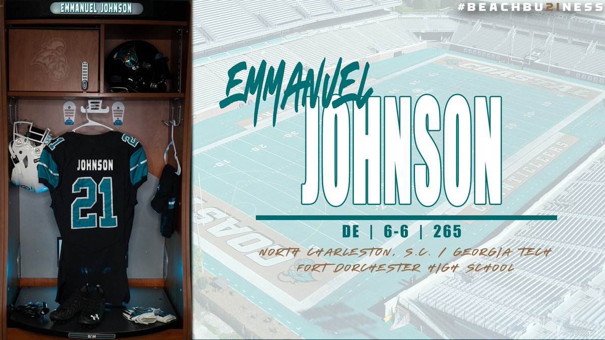 Georgia Tech DE Emmanuel Johnson transfers to Coastal Carolina : r/CFB