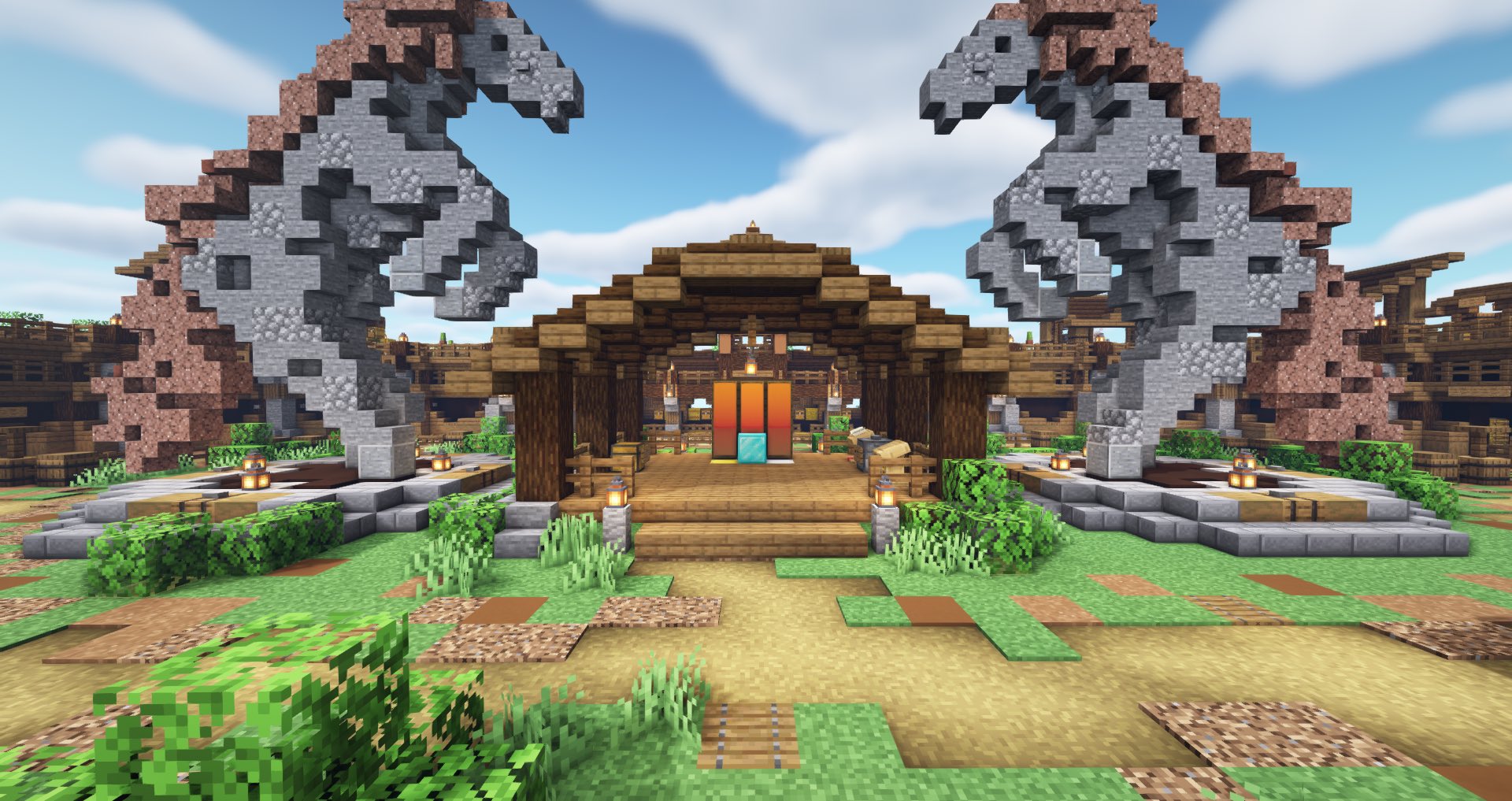 Horse Race Track Minecraft