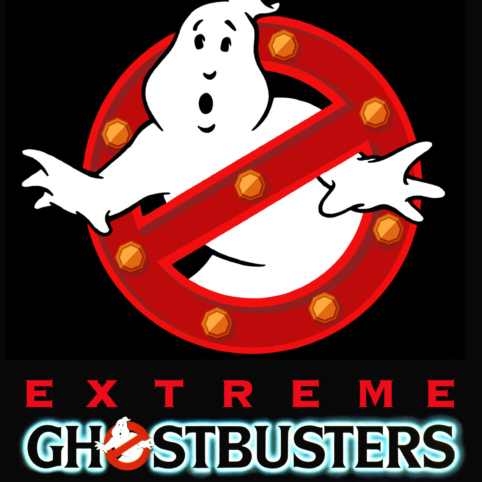 Extreme Ghostbusters Logo Henry Tiger GHOSTBUSTERS LOGO STRIPE