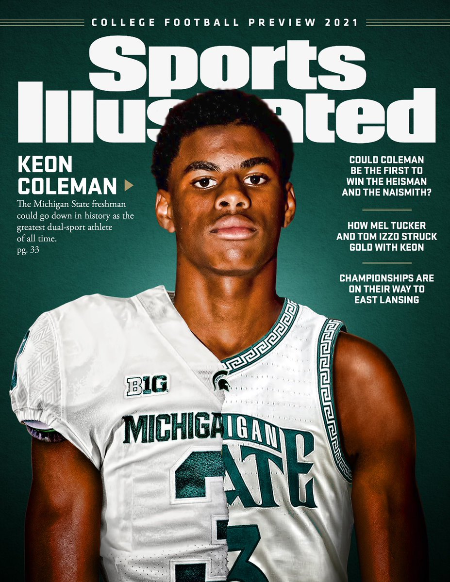 2021 3* WR Keon Coleman Commits To Michigan State : r/CFB
