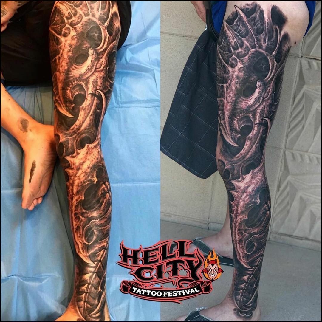 Hell Tattoo Sleeve