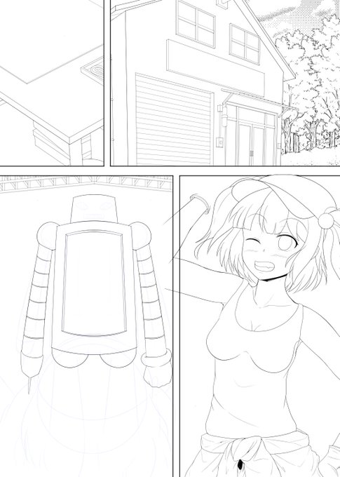 深夜の作業報告、 にとりが可愛く描けたのでテンション上がって漫画ちょい見.. | Garon@Patreon&ファンティア【com open ...