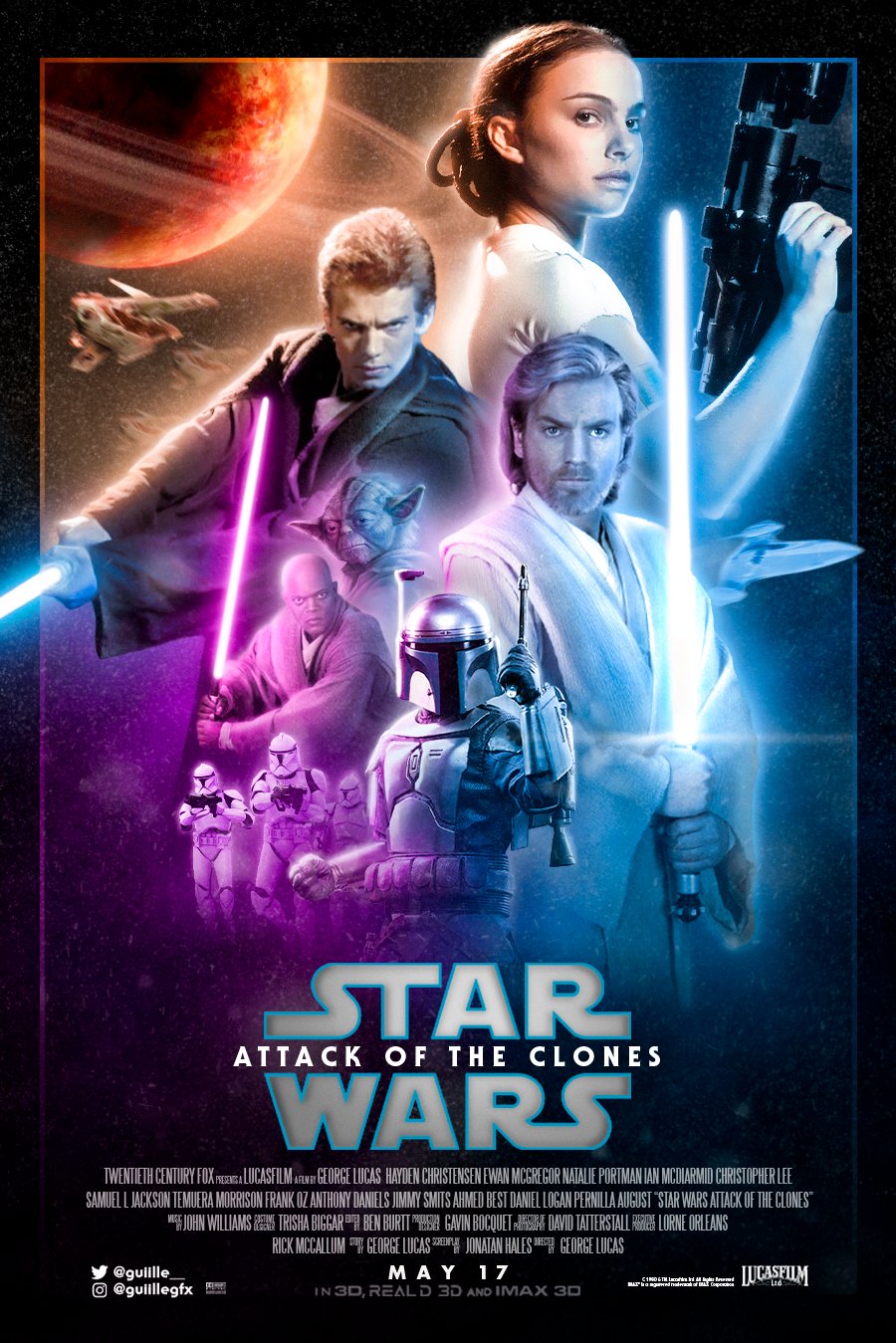 Star Wars Attack Of The Clones Poster