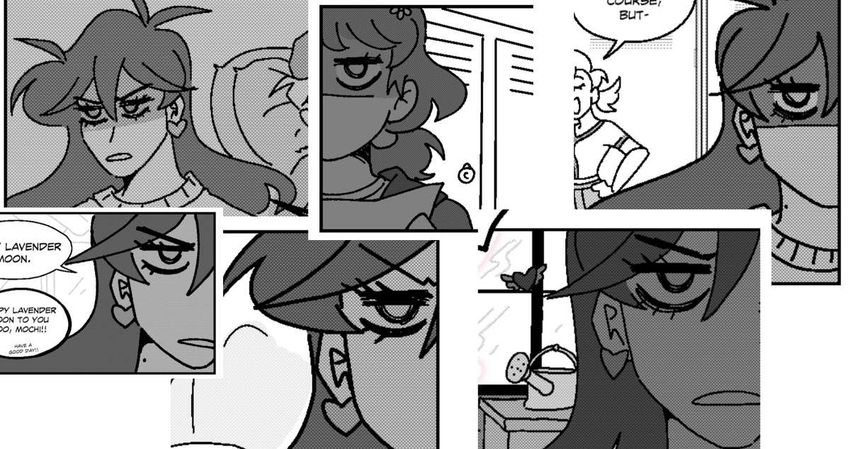 「is it really a TCWG comic if mochi doesnt make this face? ? 」musubiki ...