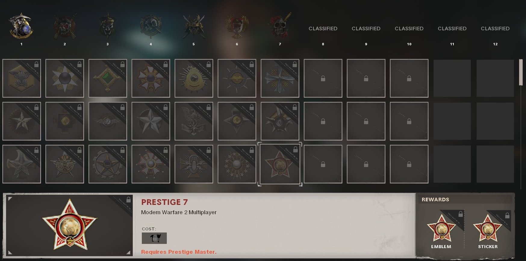 Cod Mw3 Prestige Emblems