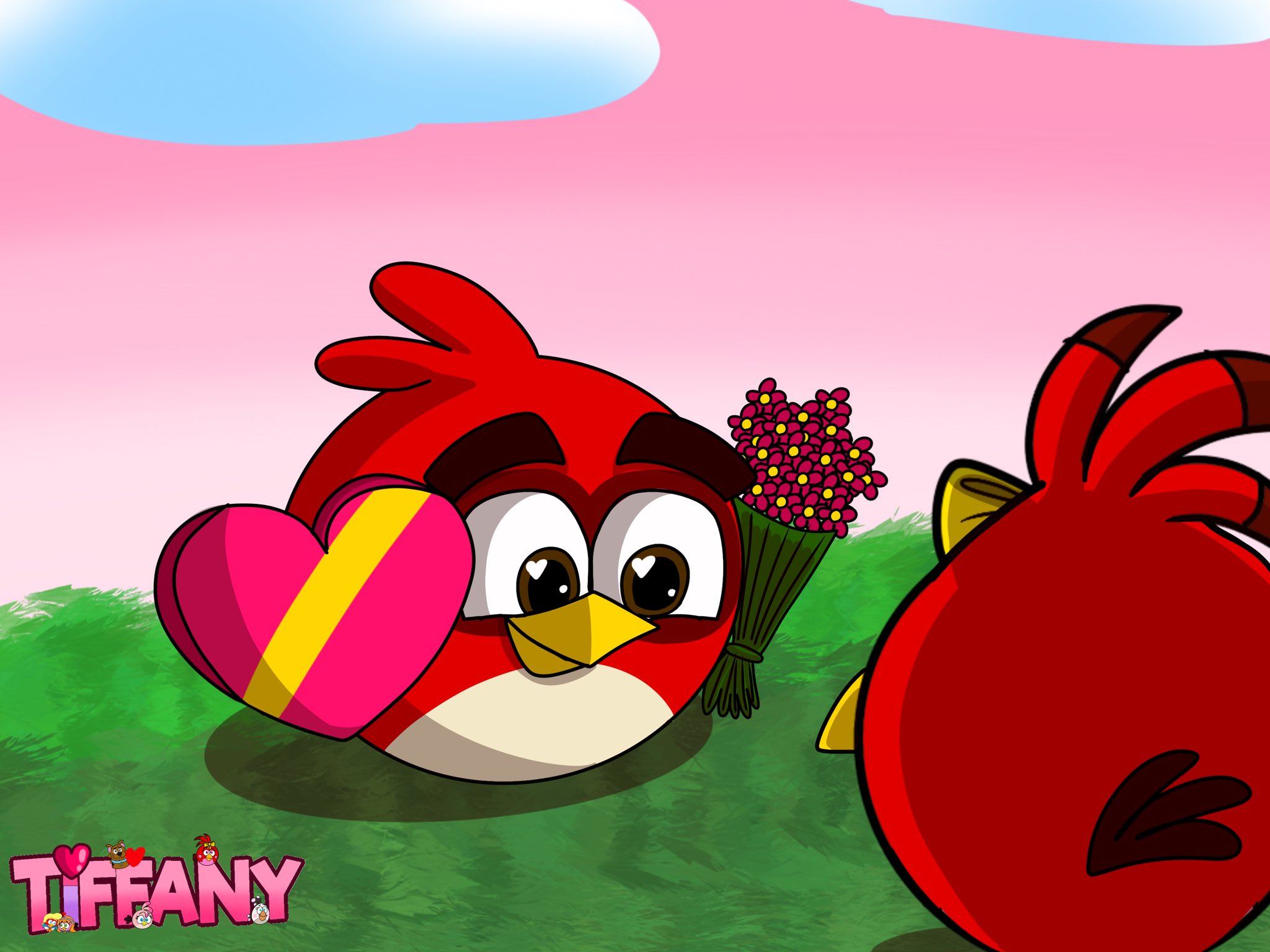 Angry Birds Toons Red And Ruby