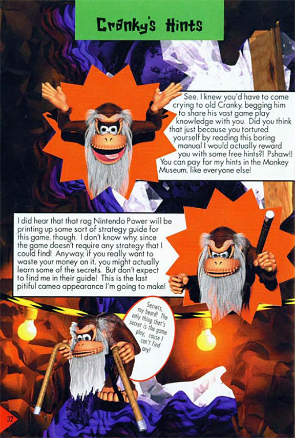 Cranky Kong Is The Original Donkey Kong