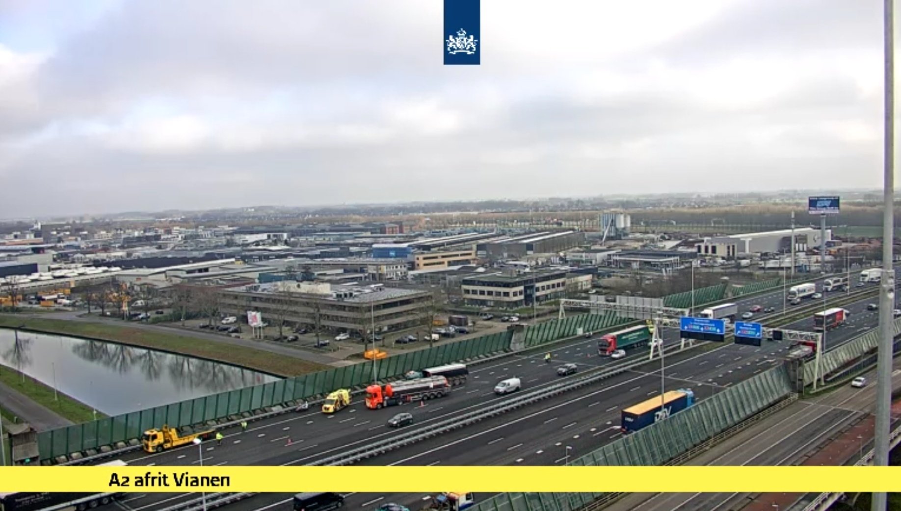 Rijkswaterstaat Verkeersinformatie on Twitter: "Op de #A2 bij knp. Everdingen is een ongeluk ...