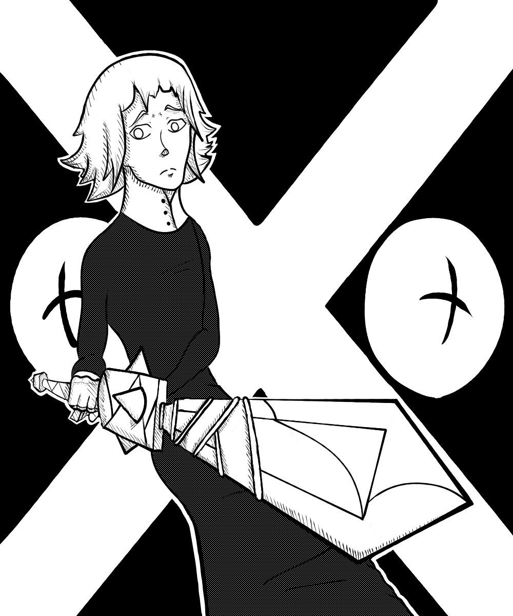 Crona And Ragnarok Drawing