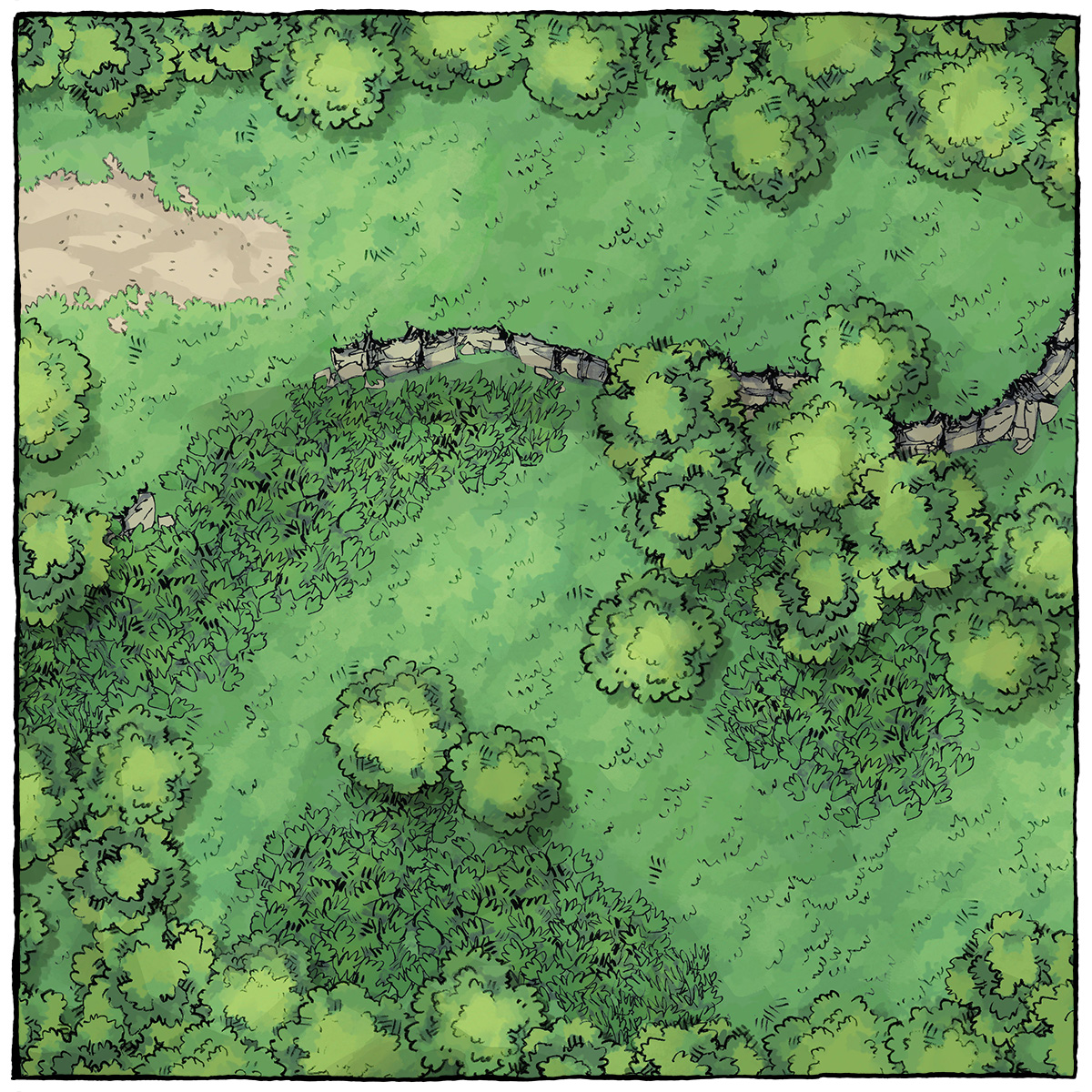 Grass World Map