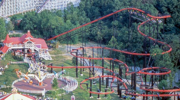 The Bat Roller Coaster