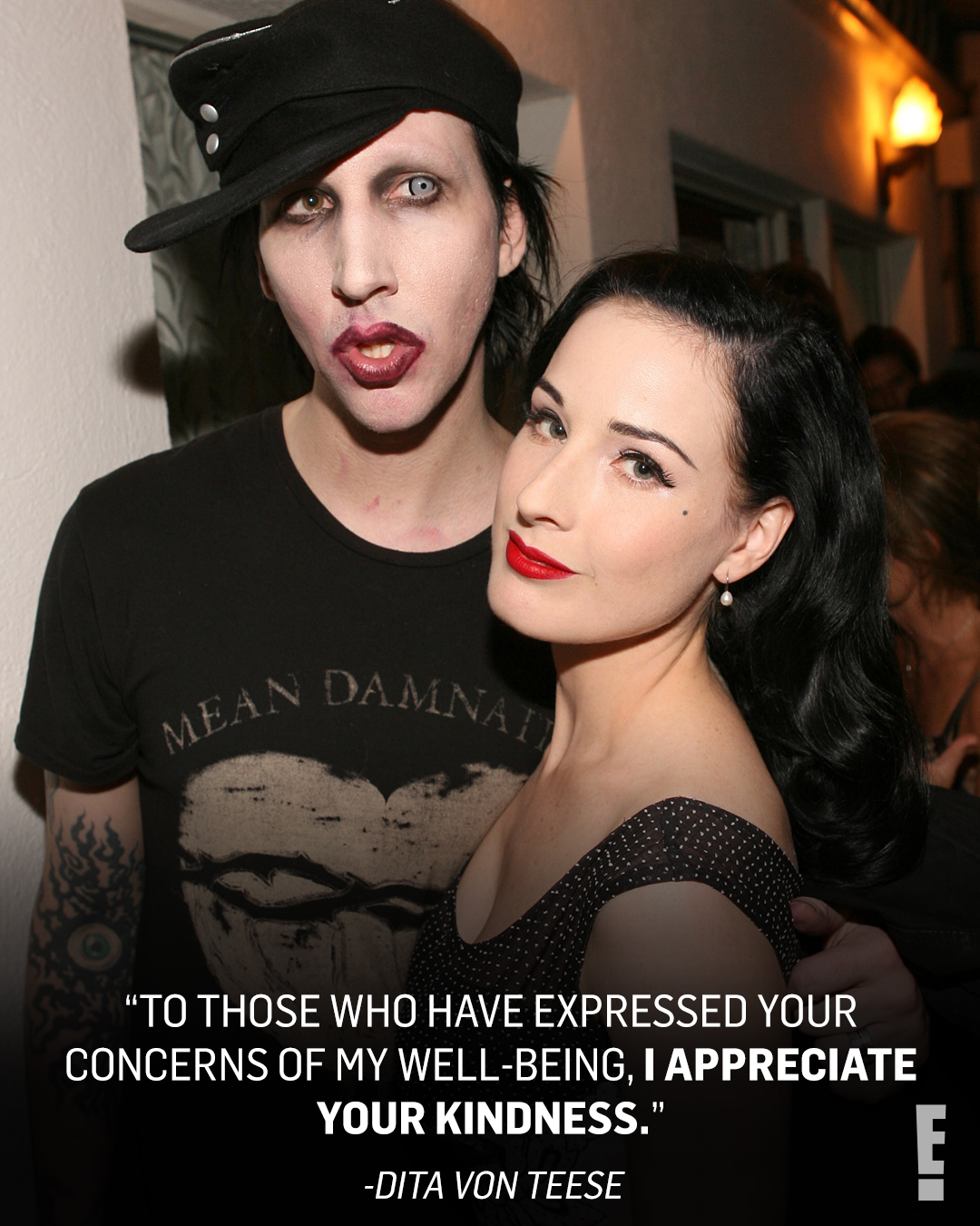 Dita Von Teese E Marilyn Manson Marilyn Manson's Ex Wife Dita Von