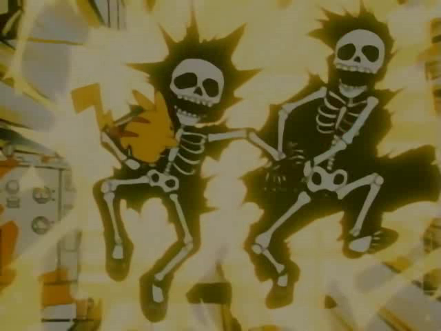 Electrocuted Skeleton