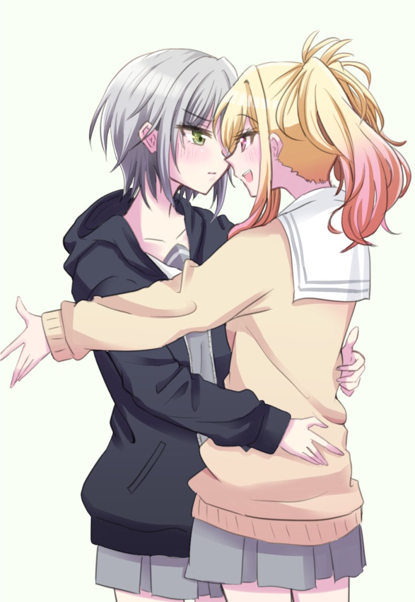 「自分からのハグはまだ慣れない日野森志歩 しほさき #prsk_FA 」|NOBORUのイラスト