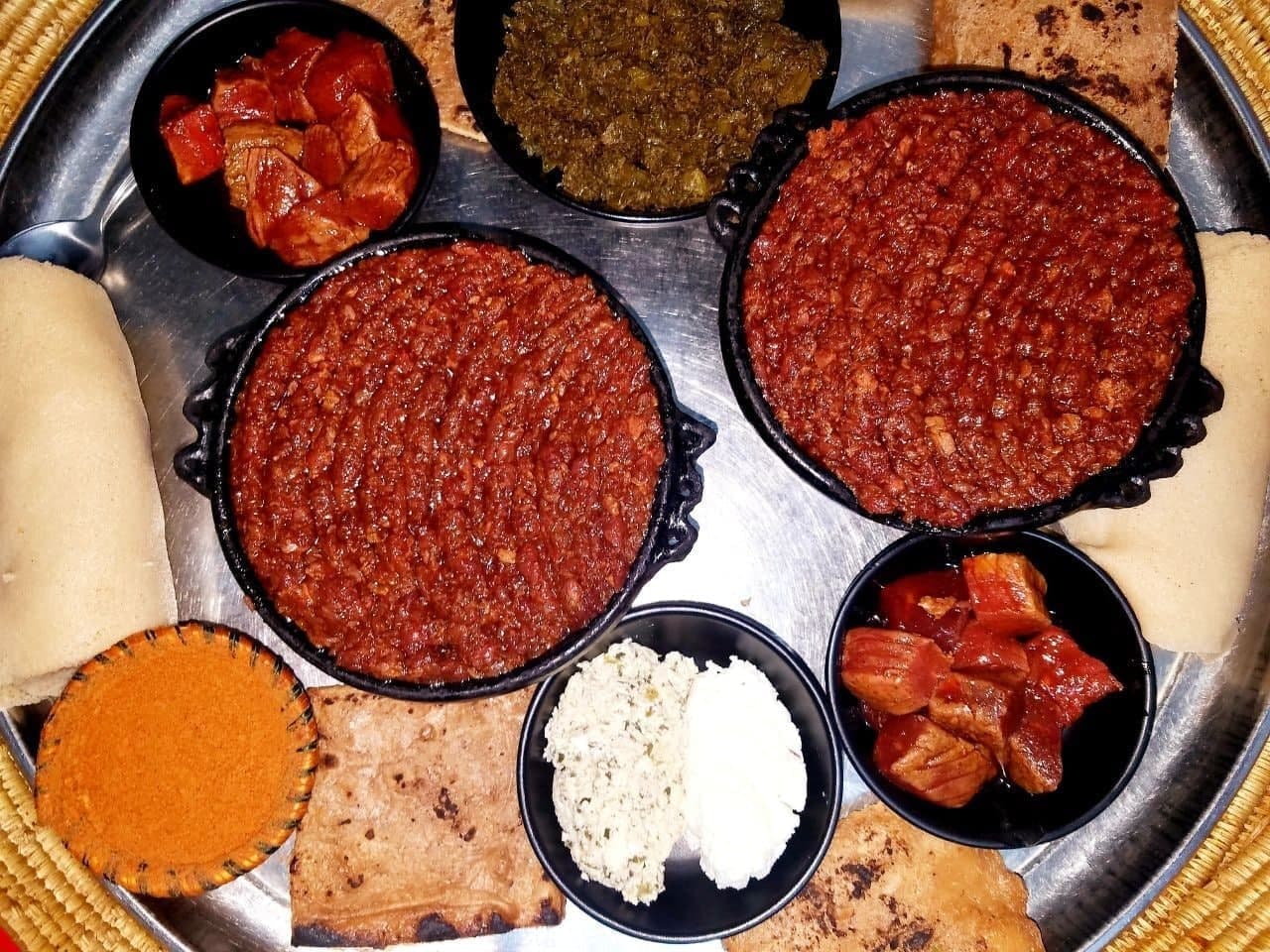 Ethiopian Kitfo Raw Beef That Will Melt In Your Mouth KITFO DULLET