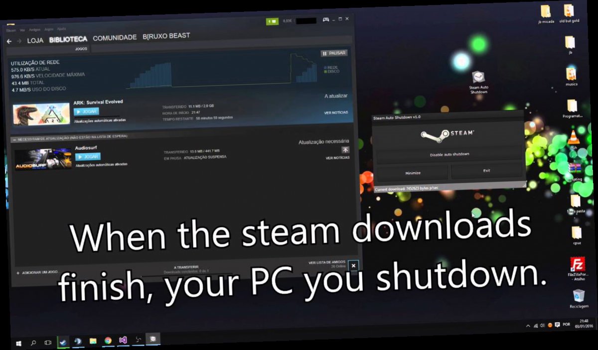 Schedule Pc To Shut Down After Steam Download Twitter 0587