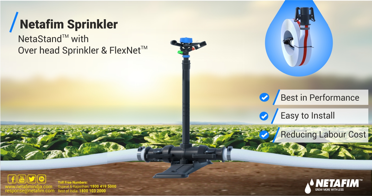 Netafim India on Twitter: "#NetaStand™, mobile support for #SprinklerIrrigation system ...