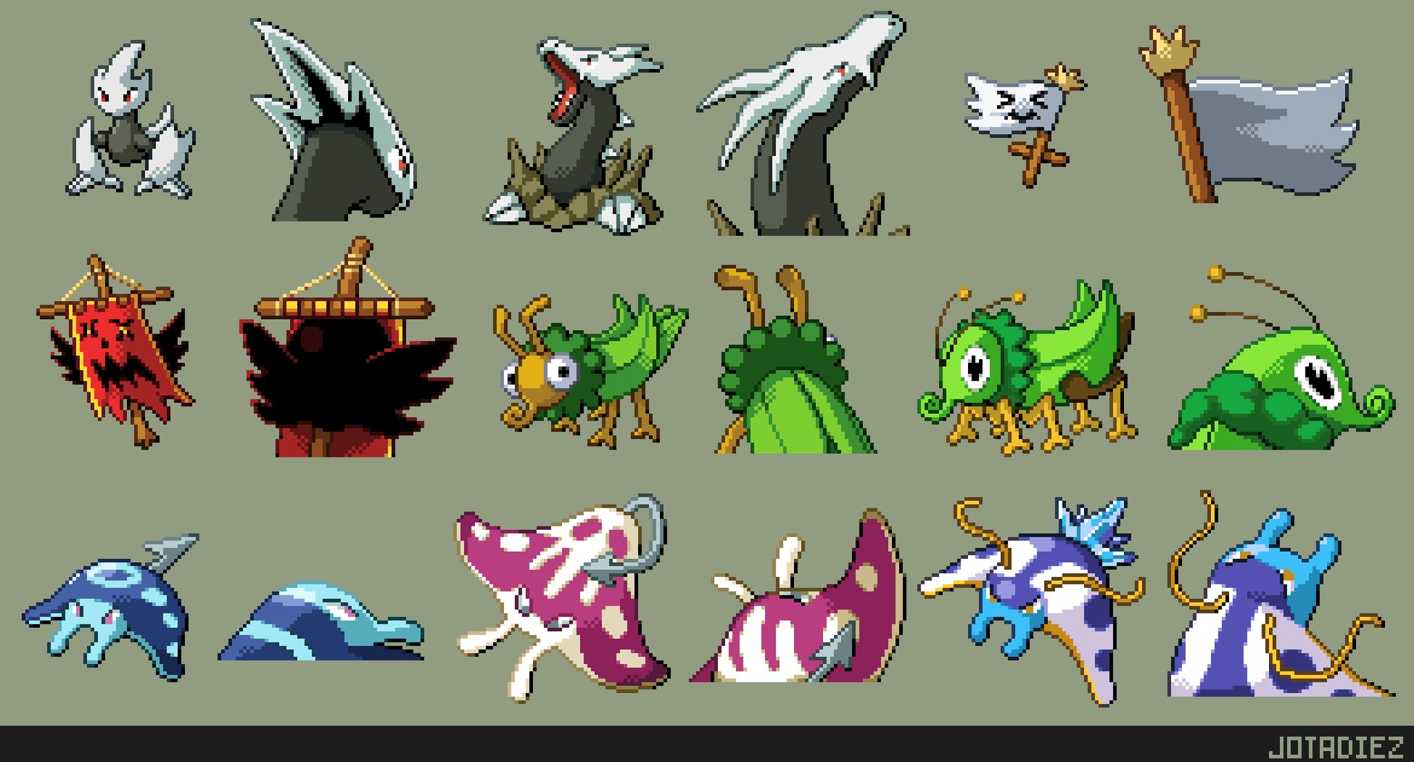 Fakemon Sprites