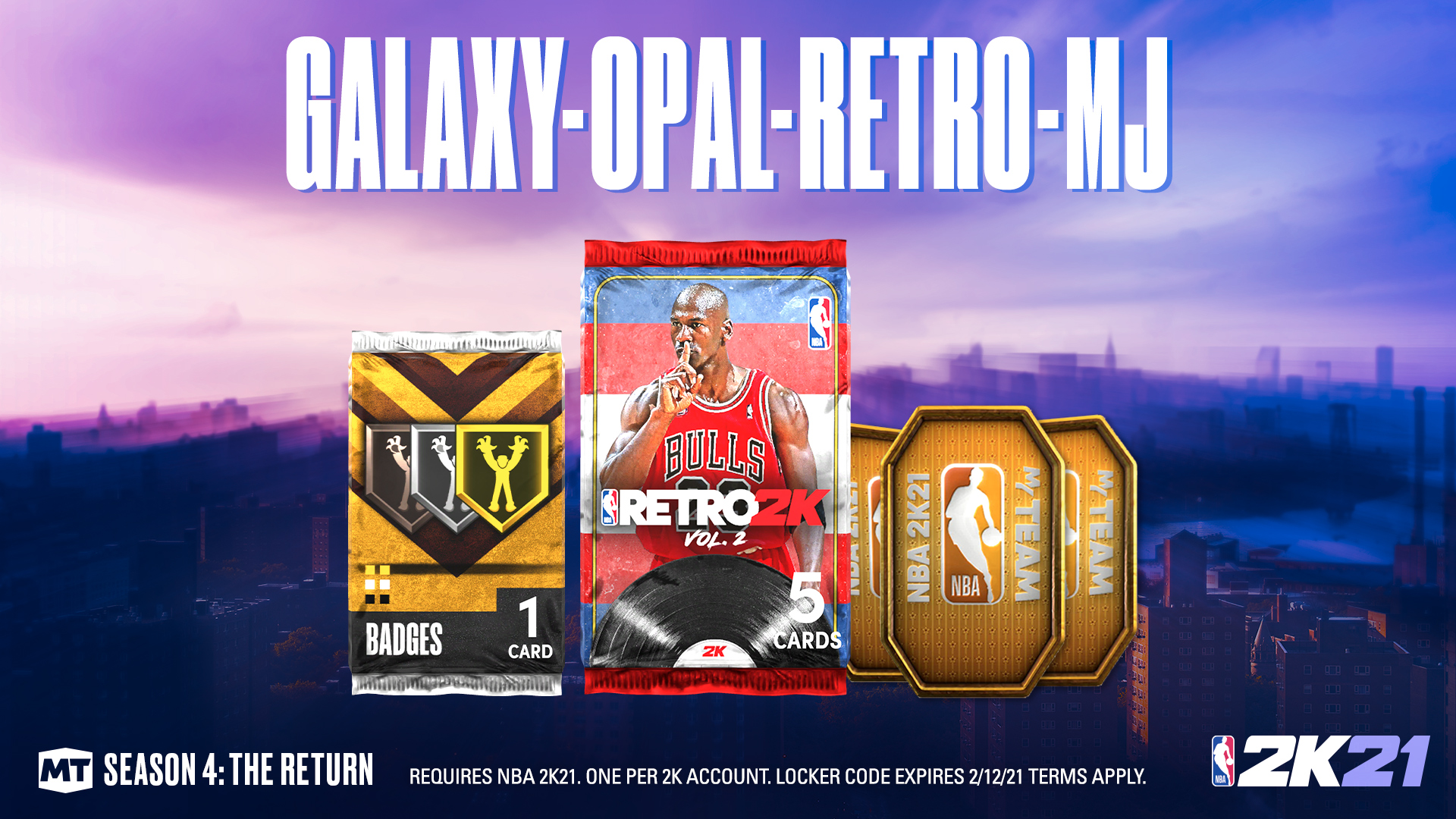 NBA 2K22 MyTEAM on Twitter: "Locker Code 🚨 Use this code for a Retro 2K Vol. 2 Pack, Badge Pack ...