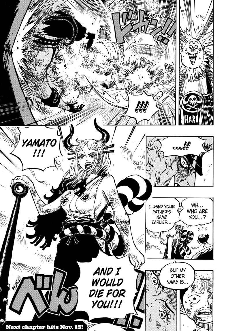 「With the reveal of Kaido's official DF name, fish-fish fruit」 ️👺cool ...