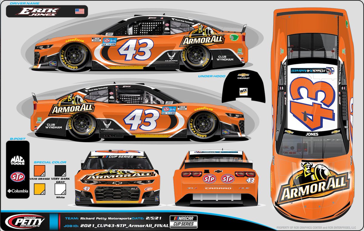@Armor_All will be the primary sponsor of @RPMotorsports' No. 43 for ...