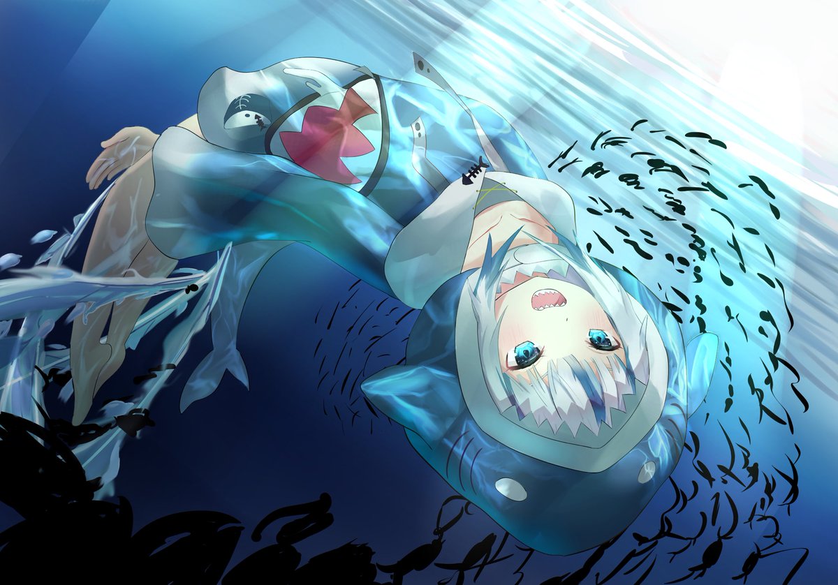 「🦈 #gawrt #イラスト #デジタルイラスト 」|SolarTorchのイラスト