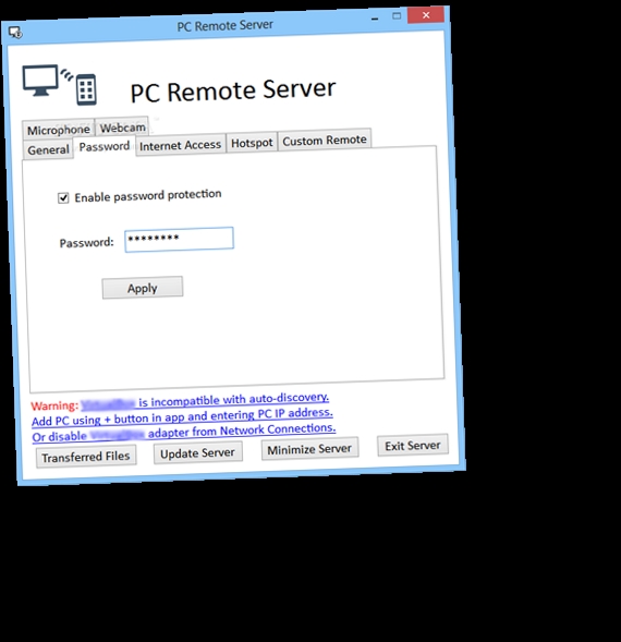 PC remote server download / Twitter
