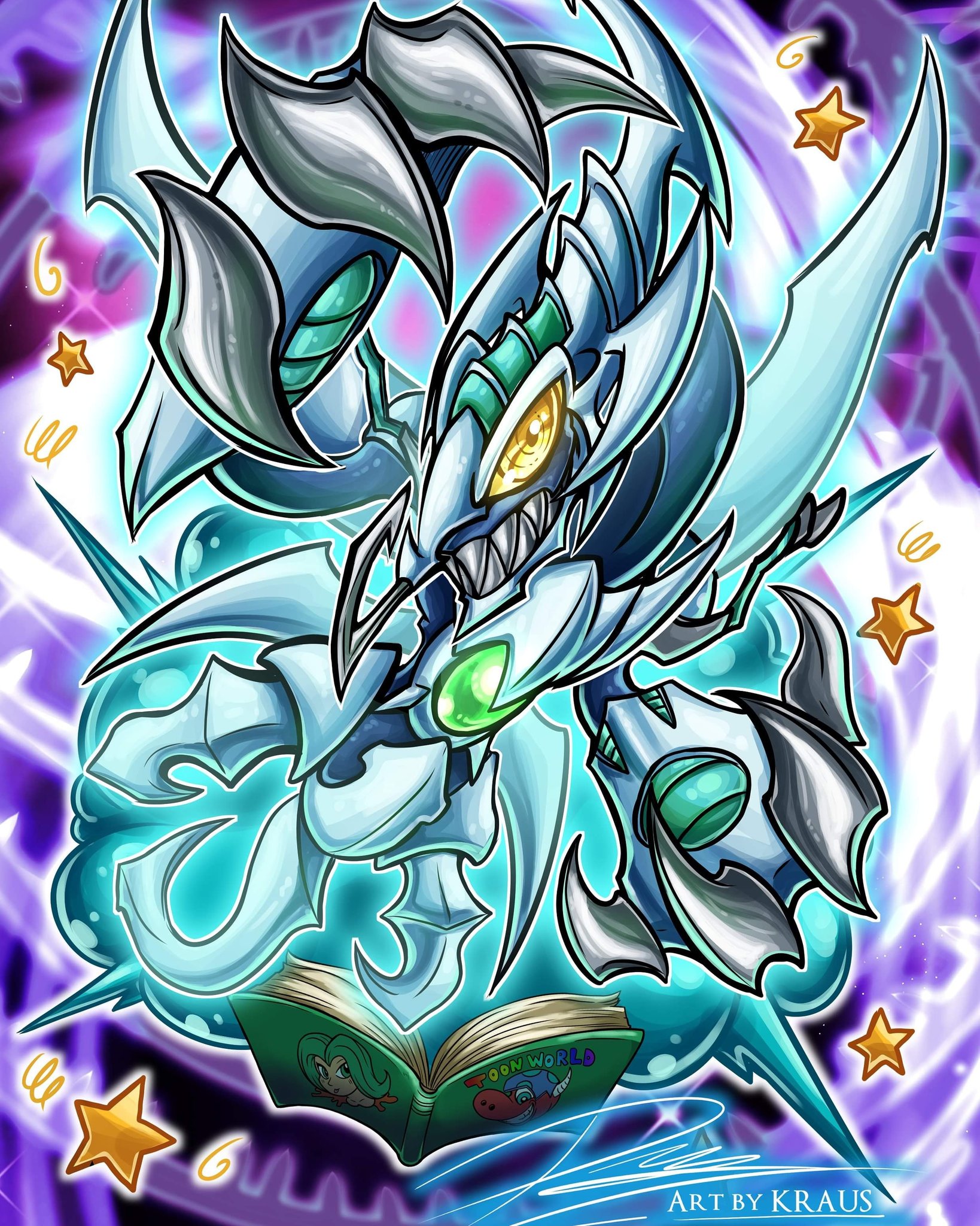 Shooting Quasar Dragon Art