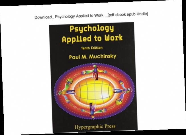 psychology applied to work pdf download / Twitter