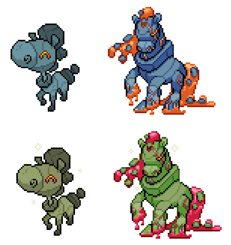 Fakemon Sprites Starters